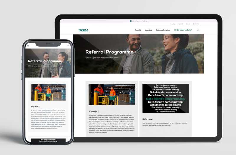 Toll Referral Campaign | Belong Creative